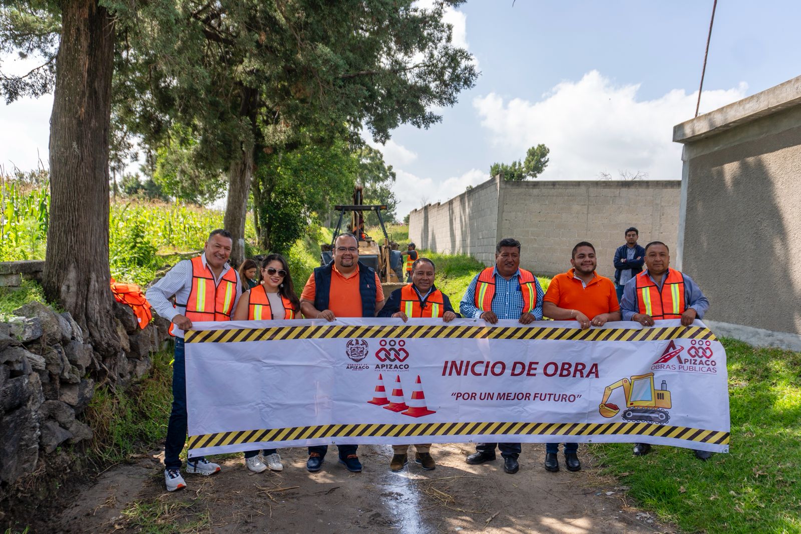 Inician obras en Guadalupe y Santa María Texcalac